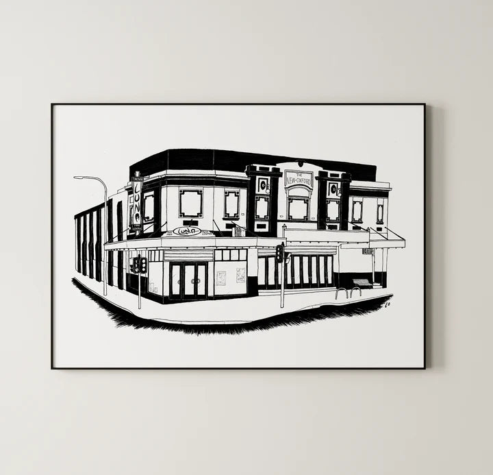 Kiss City Art: Luna Cinemas – The Mill Room Mercantile